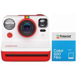 Polaroid Now Gen2 Kamera Rot + 600 Color Film 8x