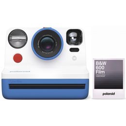 Polaroid Now Gen2 Kamera Blau + 600 B&W Film 8x