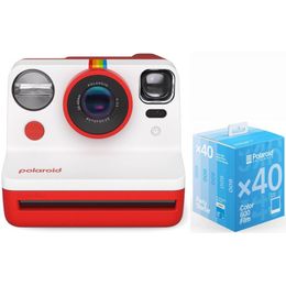 Polaroid Now Gen2 Kamera Rot + 600 Color Film 40x