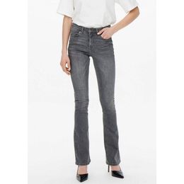 Only Bootcut-Jeans ONLBLUSH LIFE MID FLARED, grau