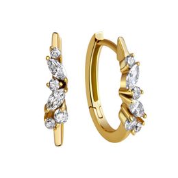 Celesta Gold Ohrring 375/- Gold Zirkonia weiß 1,5cm Glänzend