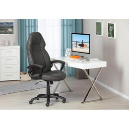 Bürostuhl Home Affaire Stühle schwarz (schwarz, grau) Bürodrehstuhl Drehstühle Stühle