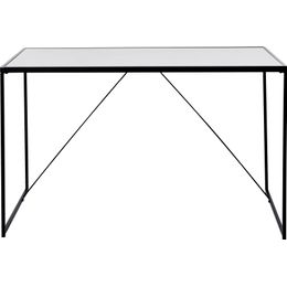 Schreibtisch Jahnke "GLAM" Tische Gr. B/H/T: 120 cm x 73 cm x 60 cm, schwarz (schwarz, marmor, schwarz, marmoroptik) Schreibtische