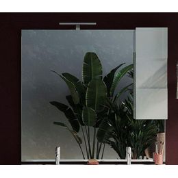 Spiegelschrank Welltime "Dama" Schränke Gr. B/H/T: 120 cm x 110 cm x 18 cm, ABS Chrom / Weiß, 1 St., Komplettausführung, weiß (weiß hochglanz lack) Bad-Spiegelschränke