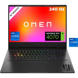 HP Gaming-Notebook "OMEN 16-u1077ng" Notebooks Gr. 32 GB RAM 1000 GB SSD, schwarz Gaming Notebooks