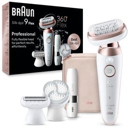 Epilierer Braun "Silk-épil Flex 9 9-360" rosa Damen Epilierer