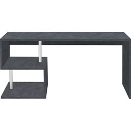 Schreibtisch Tecnos "Esse" Tische Gr. B/H/T: 180 cm x 77,5 cm x 60 cm, grau (schieferfarben, schieferfarben) Schreibtische