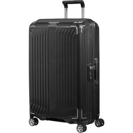 Koffer Samsonite "LITE BOX 69" Gr. B/H/T: 46 cm x 69 cm x 27 cm 75 l, schwarz (black) Koffer Trolleys