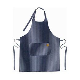 Unisex Küchenschürze Paris Design - Misst 68x83 cm - Farbe Marineblau - Lacor