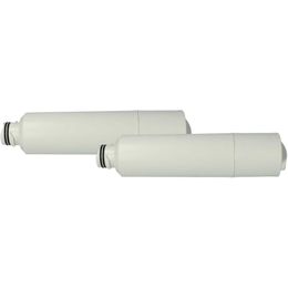 vhbw 2x Wasserfilter Filterkartusche Filter kompatibel mit Samsung RFG297HDRS, RFG297HDWP, RFG298HDPN, RFG298HDRS, RFG298HDWP Side-by-Side Kühlschrank
