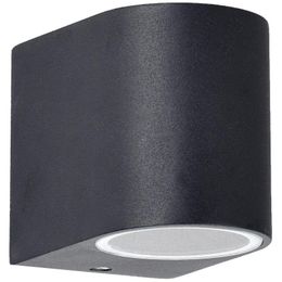 Wandleuchte aus Aluminium Wegleuchte Lampe Beleuchtung Licht Rostfrei 8,0 x 7 x 9,4cm Schwarz Wandlampe - Schwarz