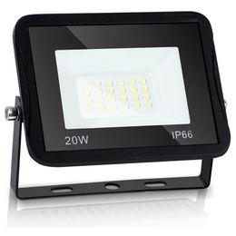 20 w led Fluter Flutlicht led Strahler Außenstrahler IP66 Wasserdicht Warmweiß - Warmweiß - Swanew