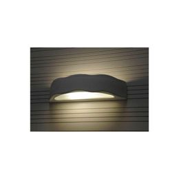 Licht-Erlebnisse - Wandleuchte E27 Weiß Gips Wandlampe Flur Wohnzimmer - Weiß