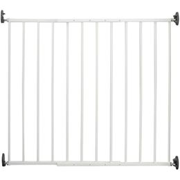 Reer Tür- und Treppenschutzgitter Basic H 75 X B 68 - 106 cm, Stahl weiß