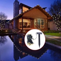LED-Solar-Lichterkette,Weihnachtsschmuck,Weihnachtsbeleuchtung Warmweiß Weihnachtsdeko CIW75195 MAISONCHIC