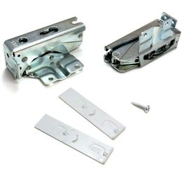 daniplus Türscharnierset (Kit) oben+unten kompatibel zu Kühlschränke aeg, Bosch / Siemens 481147, Miele 2285121, Quelle