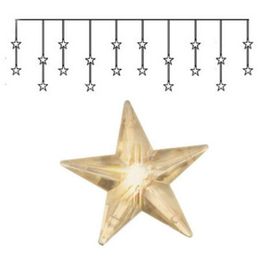 STAR TRADING - 2006-73-1 Weihnachtsdekoration lichterkette star curtain led 20X0,06W Kunststoff transparent, weiss L:180cm B:1.5cm H:40cm