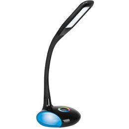 Activejet - LED-Schreibtischlampe venus black mit RGB-Sockel