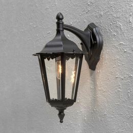Konstsmide Lighting - Konstsmide Firenze Outdoor Classic Large Lantern Down Light Mattschwarz, IP43