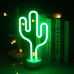 Minkurow - Kokosnussbaum-Neonlicht mit LED-Basis, Neon-Palme, USB-/Batterielicht, Dekoration, Nachtlicht, Schlafzimmer, Dekoration, Geschäft, Design,