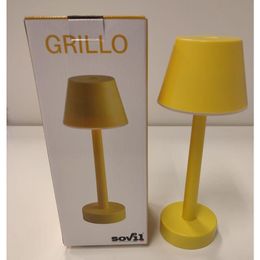 Sovil - grillo 3w 3000k gelbe wiederaufladbare led tischlampe - 97901/01