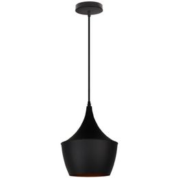 Wottes - Modern Pendelleuchte Metall Kleine Hängeleuchte Höhenverstellbar Lampenschirm für Bars Cafés Restaurants - Rund