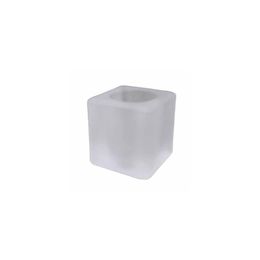 Matte minicubo Quadratischer Glaslampenschirm 4,5x5 cm mit 2 cm Öffnung