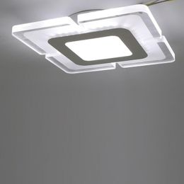 LED Deckenleuchte Dimmbar Kronleuchter Wohnzimmer Küche Pendelleuchte AC 110V-220V (Weiß)