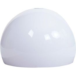 Neuwertig] Lampenschirm HHG 106 für Bogen- und Pendelleuchte, Ersatzschirm, ø 40cm, Kunststoff weiß - white
