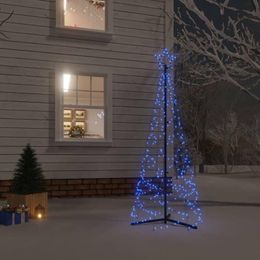 LED-Weihnachtsbaum,Outdoor-Lichterketten,Weihnachtsschmuck/Weihnachtsdekoration Kegelform Blau 200 LEDs 70x180 cm CIW90293 MAISONCHIC