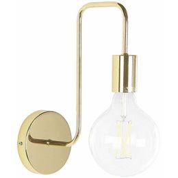 Beliani Wandleuchte Gold mit 32 cm Höhe Lampe aus Metall Wohnzimmer Schlafzimmer Küche Flur Moderne Deckenleuchte Modernes Design - Gold