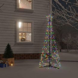 LED-Weihnachtsbaum，Outdoor-Lichterketten，Weihnachtsschmuck/Weihnachtsdekoration Kegelform Mehrfarbig 200 LEDs 70x180 cm CIW43951MAISONCHIC