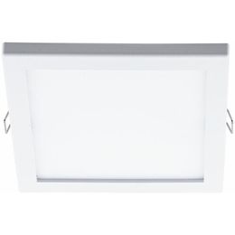 etc-shop - led Panel Deckenleuchte Einbau Deckenpanel Arbeitszimmer led Deckenlampe flach, Raster quadratisch weiß, 9,5W 600Lm warmweiß, l 15,5 cm