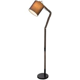 etc-shop - Smart Home Gelenk Steh Lampe Alexa beweglich Holz Leuchte dimmbar im Set inkl. rgb led Leuchtmittel