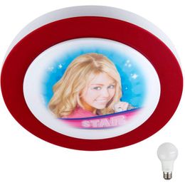 etc-shop - Kinder Spiel Zimmer Decken Leuchte Hannah Montana Lampe rund 662363