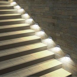 etc-shop - 10x led Außen Wand Leuchten Treppen Stufen Strahler Hof Garten Lampen grau