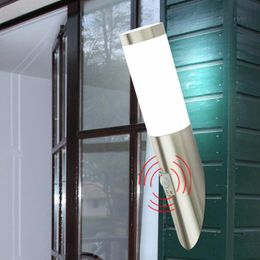 etc-shop - Außen Wand Lampe Garten Bewegungsmelder Leuchte Balkon Veranda Strahler im Set inkl led Leuchtmittel