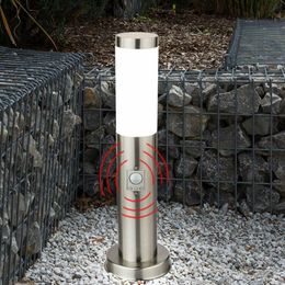 etc-shop - led 9,5 Watt Außen Leuchte Bewegungsmelder Steh Lampe Beleuchtung