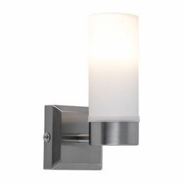 etc-shop - Wand Lampe Bade Zimmer Beleuchtung Spiegel Leuchte Opal Glas weiß im Set inkl. led Leuchtmittel