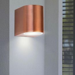 etc-shop - Hochwertige Außen Wand Lampe Strahler alu Down Beleuchtung Haus Spot Tür Leuchte