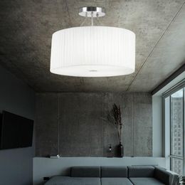 etc-shop - 19,5 Watt led Decken Lampe Hänge Leuchte Licht Plissee Wohnraum rund