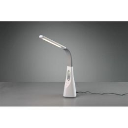 Flexible Wind-Tischlampe mit Ventilator, weiße LED-Touch-Dimmer-Trio-Beleuchtung