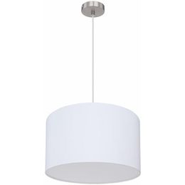 etc-shop - Hänge Leuchte Ess Wohn Zimmer Beleuchtung Decken Pendel Lampe Schirm weiß rund