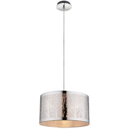 etc-shop Design Pendel Leuchte Baum Muster Hänge Lampe Chrom Decken Beleuchtung