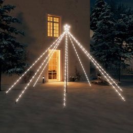 Weihnachtsbaum-Lichterkette,Kunstbaum,Weihnachtsschmuck/Weihnachtsdekoration Indoor Outdoor 576 LEDs Kaltweiß CIW18794 MAISONCHIC