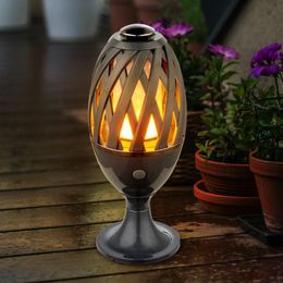 etc-shop Led Tisch Lampe Erdspieß Steck Leuchte Feuer Effekt Garten Außen Beleuchtung