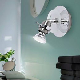 Brilliant - Wand Lampe Spot Leuchte Beleuchtung Glas beweglicher Strahler G67110/77