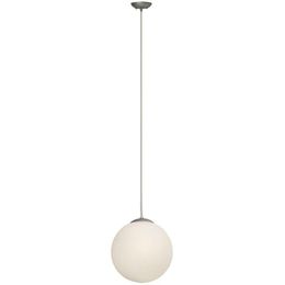 Brilliant - Lampe Fantasia Pendelleuchte 30cm silber/weiß 1x A60, E27, 60W, geeignet für Normallampen (nicht enthalten) In der Höhe einstellbar /