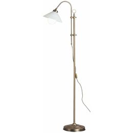 etc-shop Led Steh Stand Bogen Lampe Leuchte Antik Vintage Retro Beleuchtung Höhenverstellbar