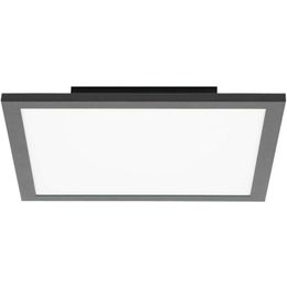 LINDBY - LED-Panel Lamin, schwarz, 29,5 x 29,5 cm - Schwarz, weiß